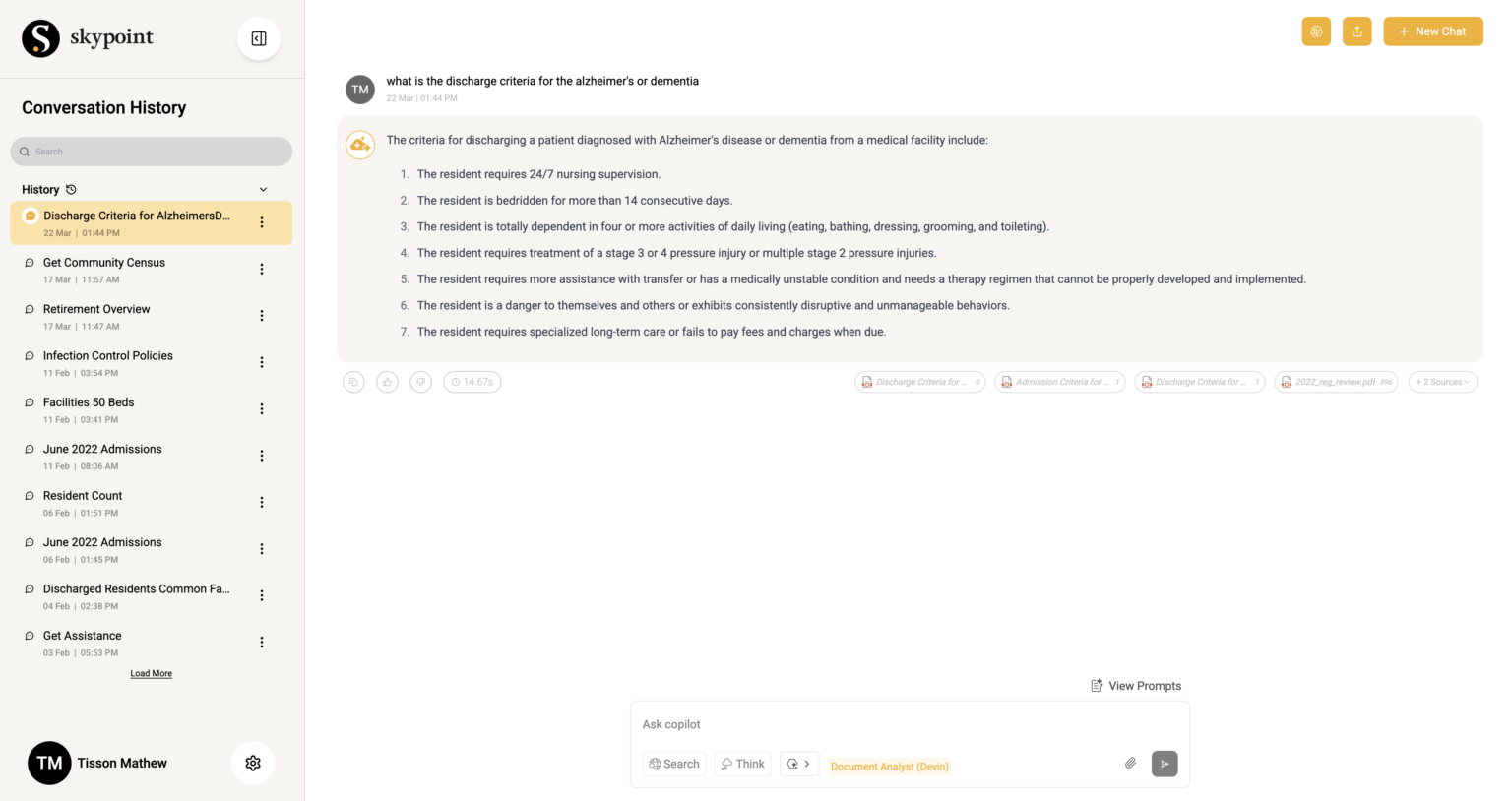 Skypoint - AI Agents for Healthcare & Life Sciences